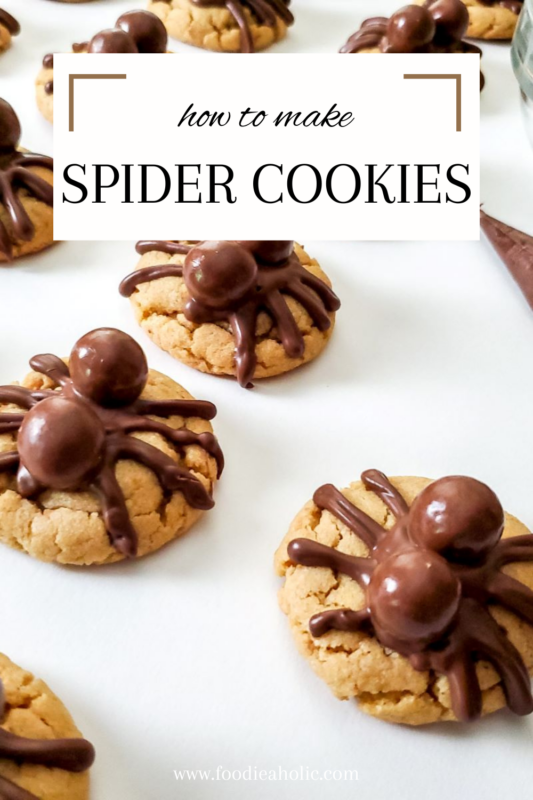 Foodieaholic | Peanut Butter Spider Cookies: A Creepy-Cute Treat for ...